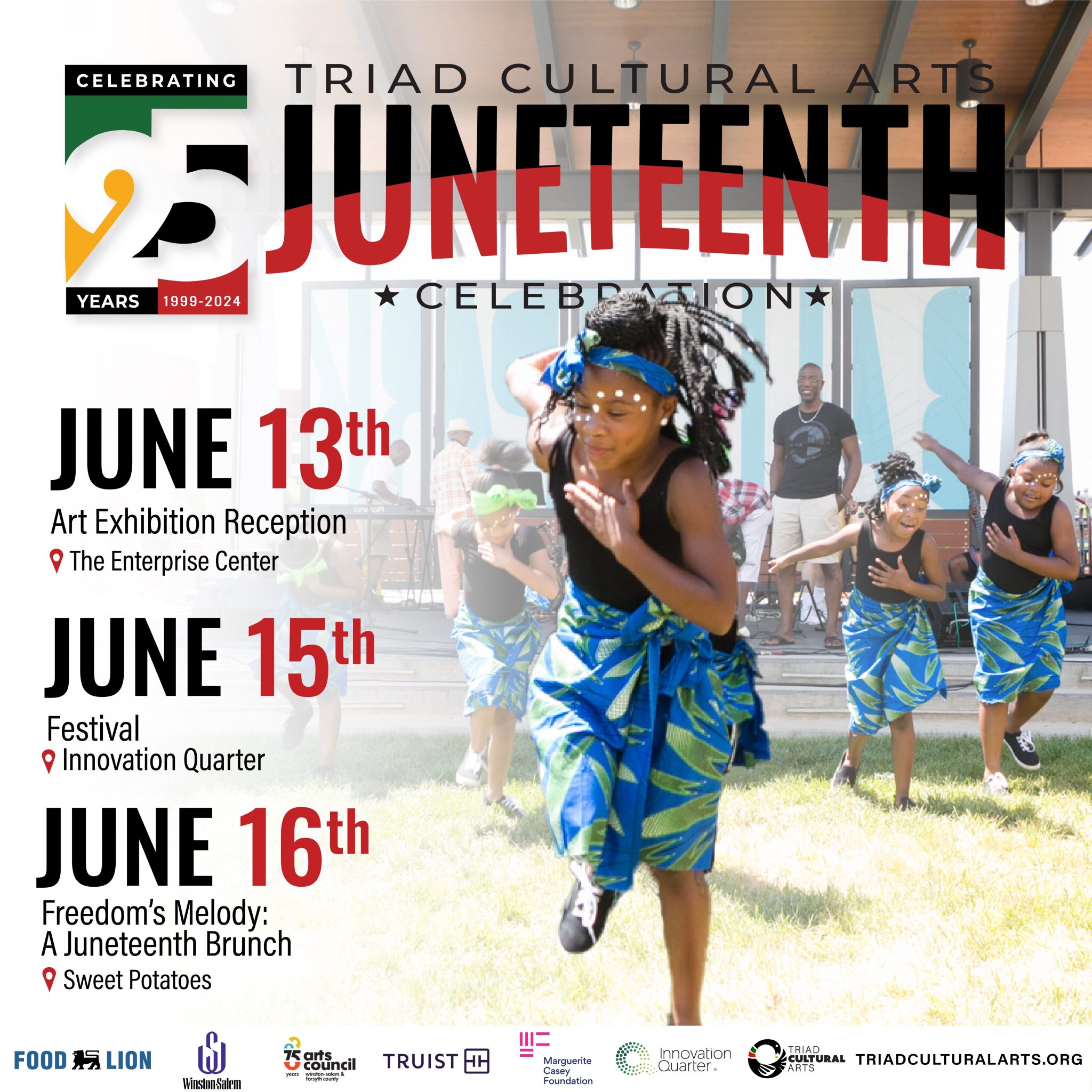 Triad Cultural Arts Announces 25th Annual Juneteenth Celebration ...